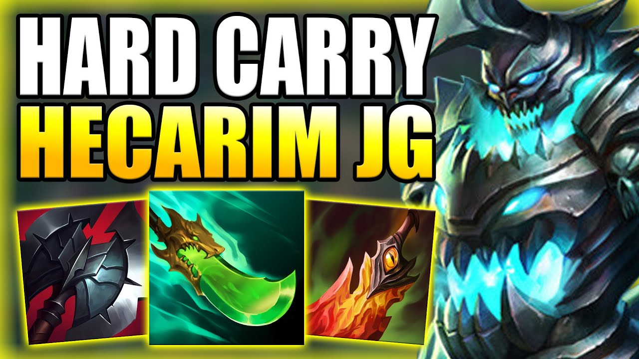 HOW TO HARD CARRY YOUR SOLO Q GAMES WITH HECARIM JUNGLE! - Gameplay ...