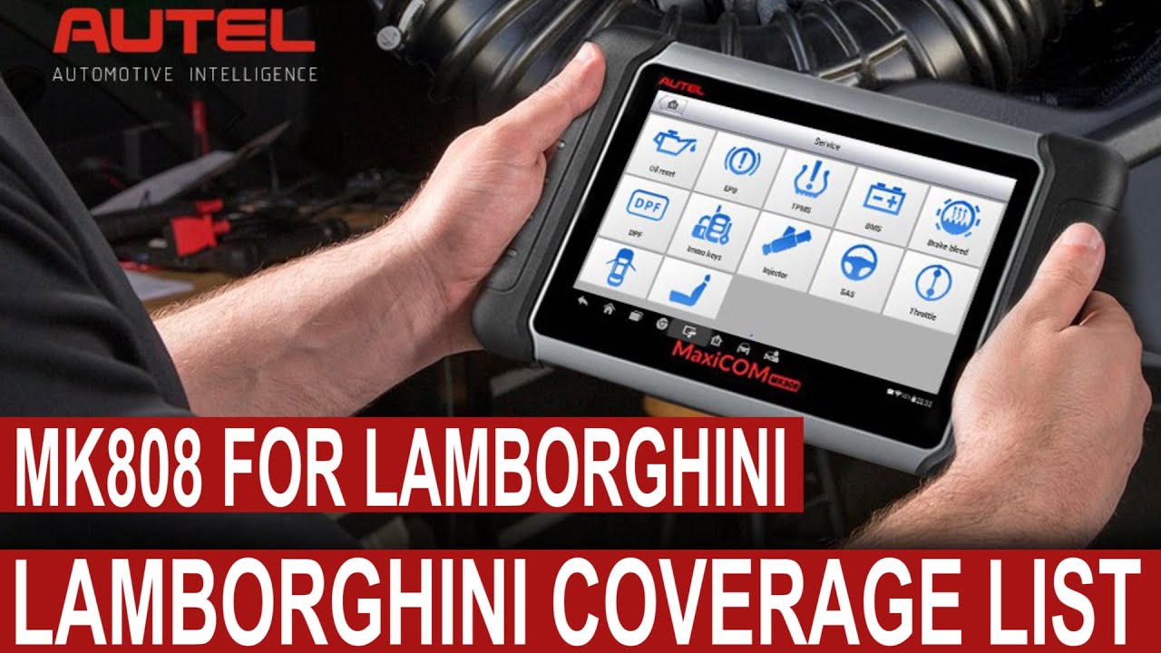 Lamborghini Scan Tool Code Reader MK808 - Vehicle & System Coverage ...