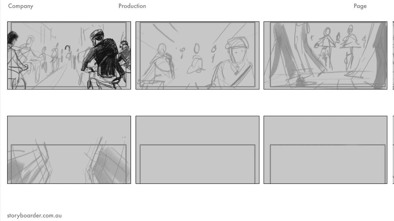 Storyboard sequence on Procreate. - YouTube