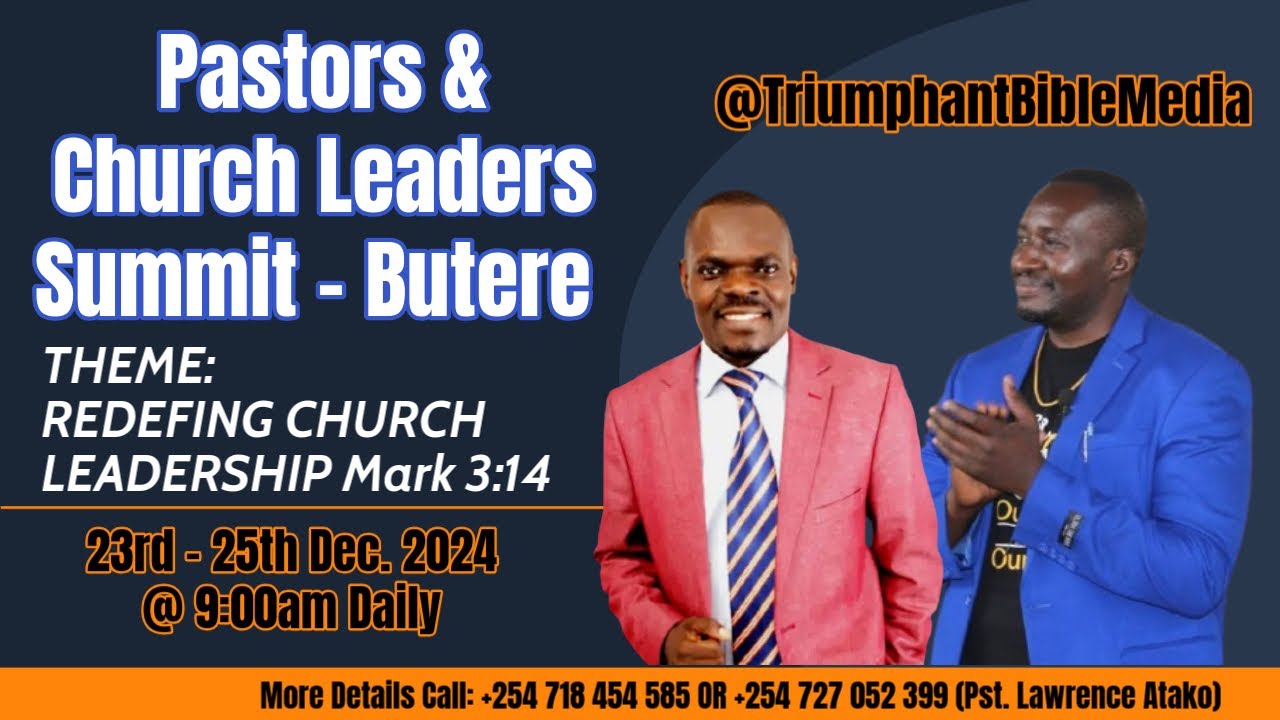 Redefining Church Leadership: Pastors & Church Leaders Bible Summit ...