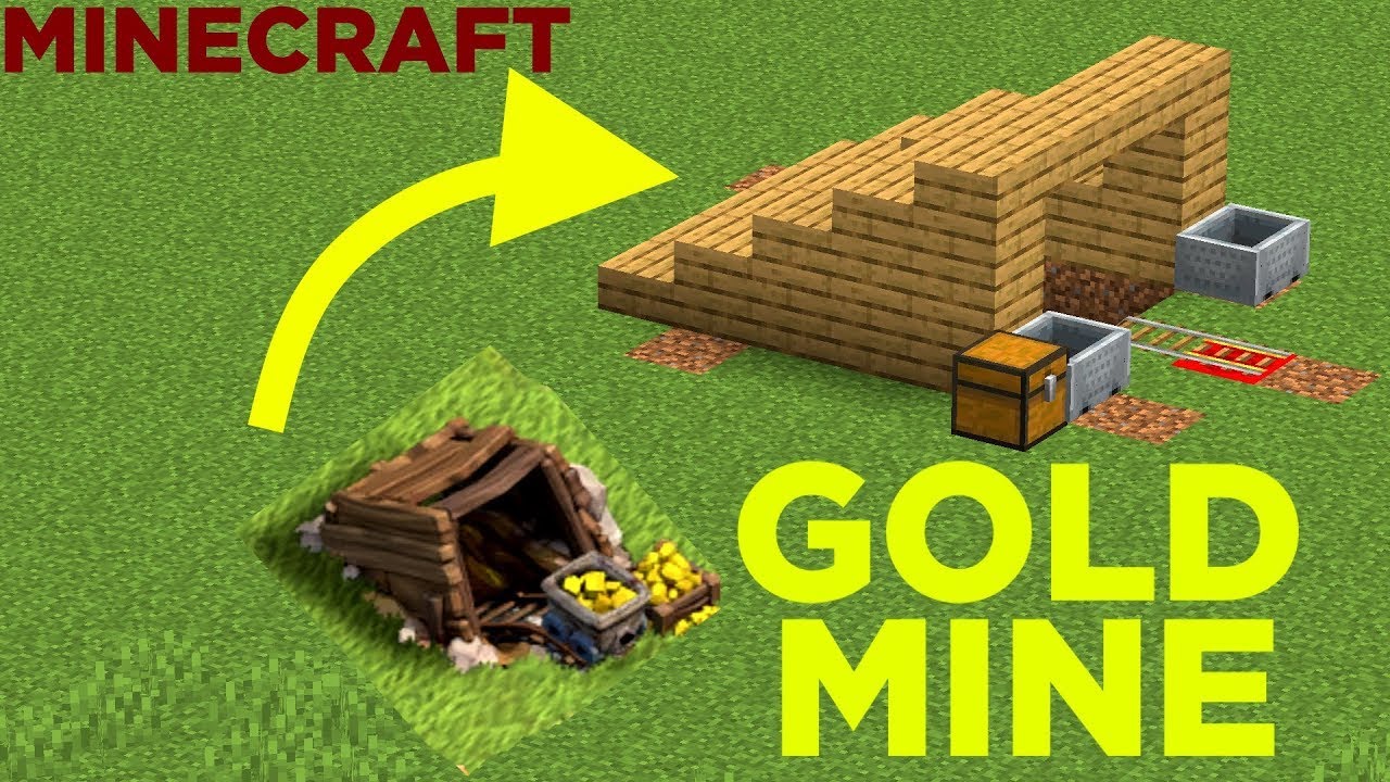 Clash Of Clans Gold Mine In Minecraft. #goldmines #minecraftbuildings ...