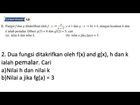 Latihan Intensif 1.2 No 2 | Bab 1 Fungsi | 1.2 Fungsi Gubahan | Add ...