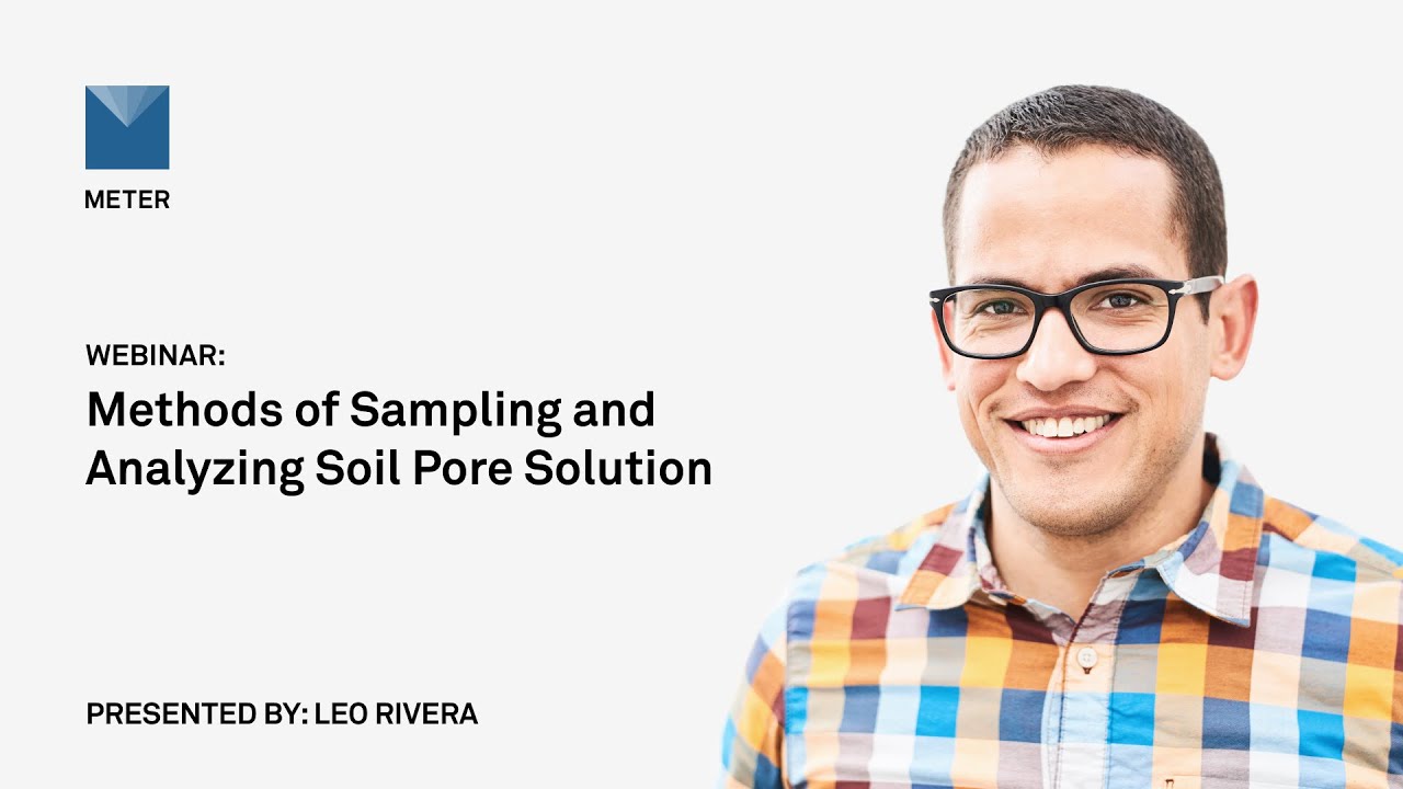Webinar—Methods of sampling and analyzing soil pore solution - YouTube