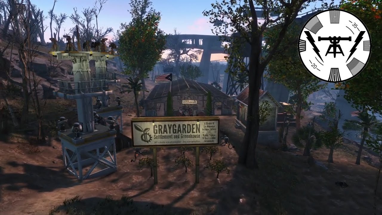 Fallout 4 Graygarden Minimalist Settlement Build - YouTube