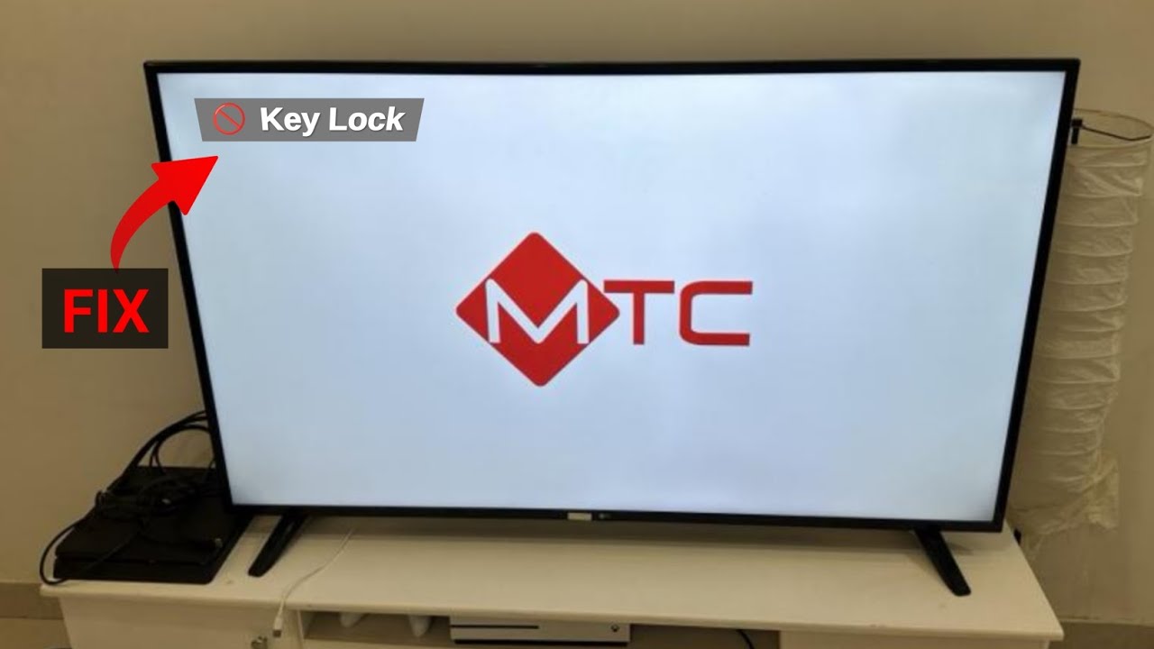 Unlock Key Lock on MTC TV Without Remote Control | MTC TV Service Menu ...