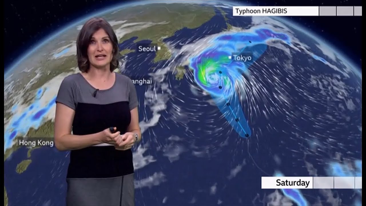 Weather Events 2019 - Dangerous Super Typhoon Hagibis (Japan) - BBC ...