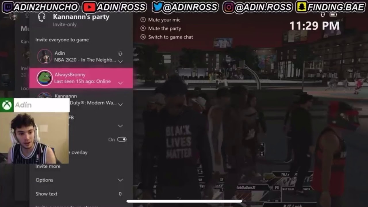 LEBRON TALKS TO STREAMER PLAYING WITH BRONNY - YouTube