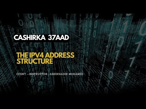 CASHIRKA 37AAD - THE IPV4 ADDRESS STRUCTURE | Module 007 Ended - YouTube