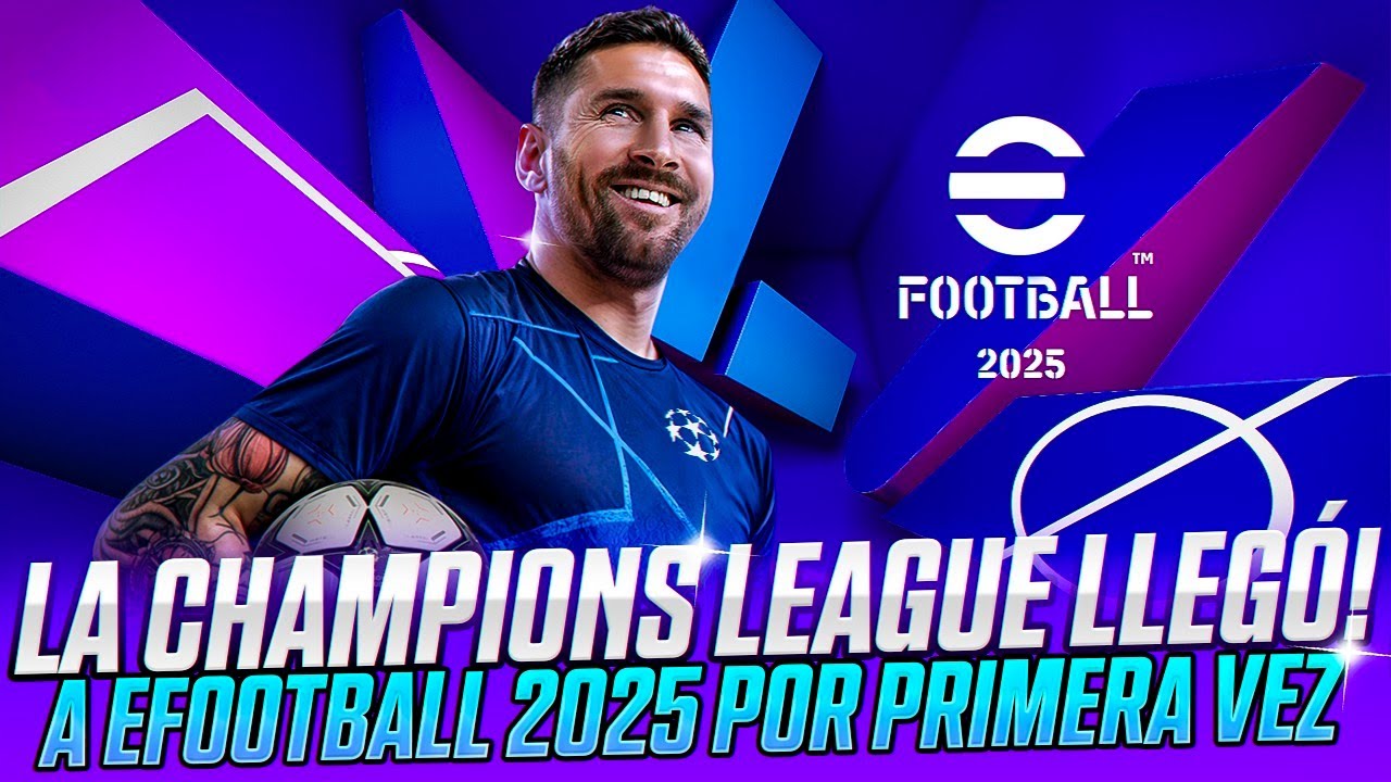 🚨¡SALIO LA UEFA CHAMPIONS LEAGUE PARA EFOOTBALL 2025!🏆Nunca Imagine ...