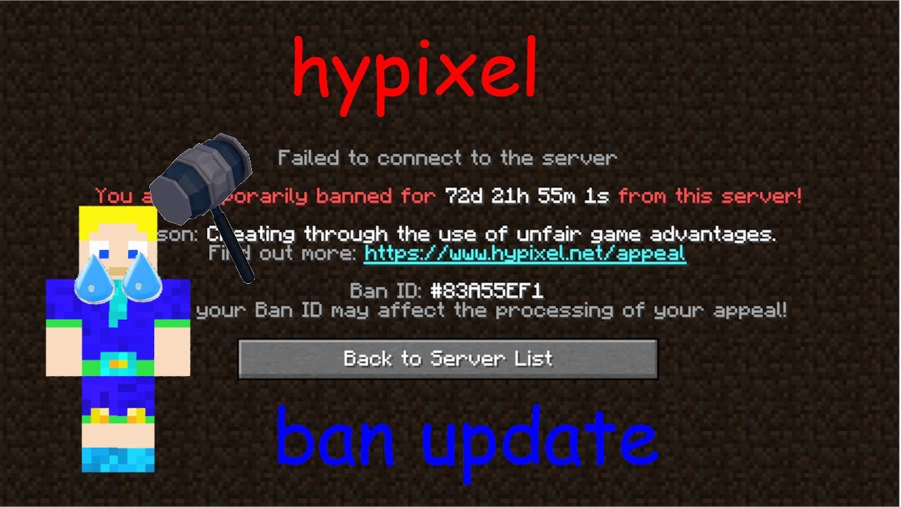 hypixel ban update - YouTube