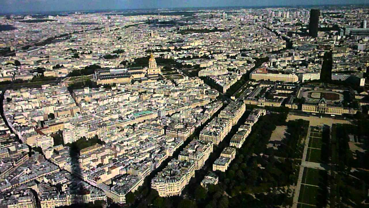 View from the Eiffel Tower - 2nd Level - YouTube