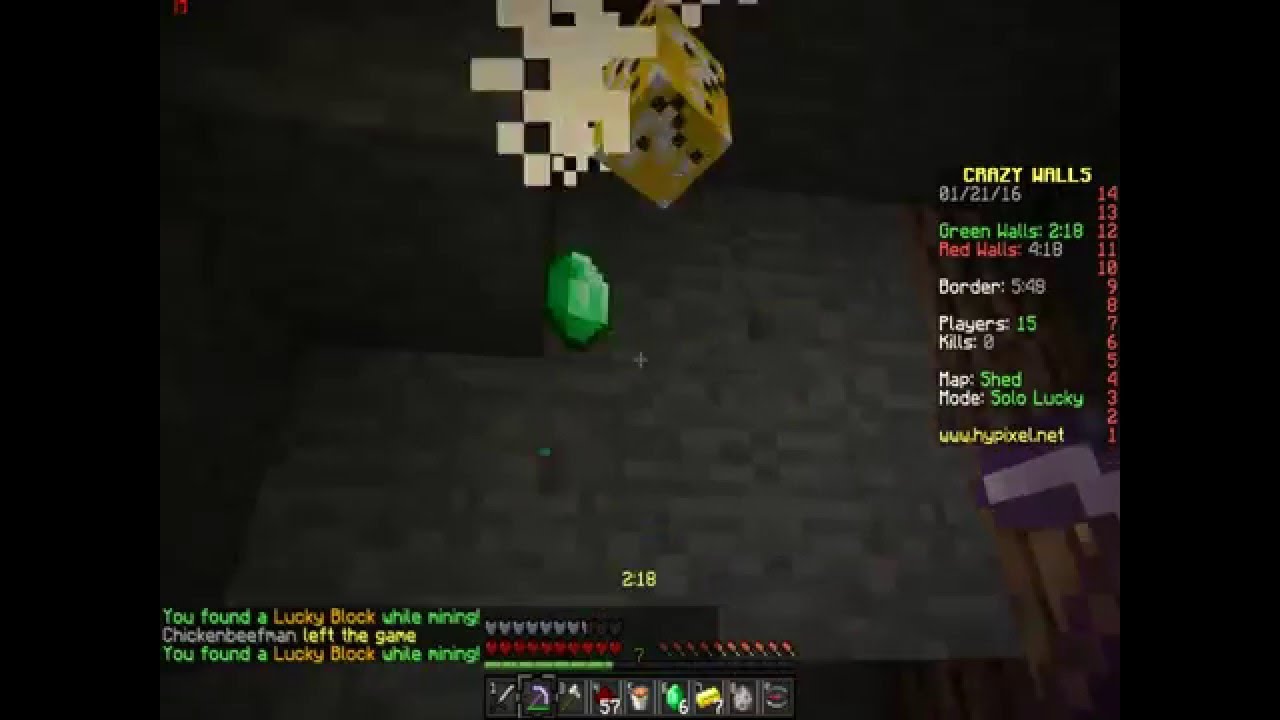 Let`s Play Minecraft Crazy Walls | Luckey Blocks!!! 8D - YouTube