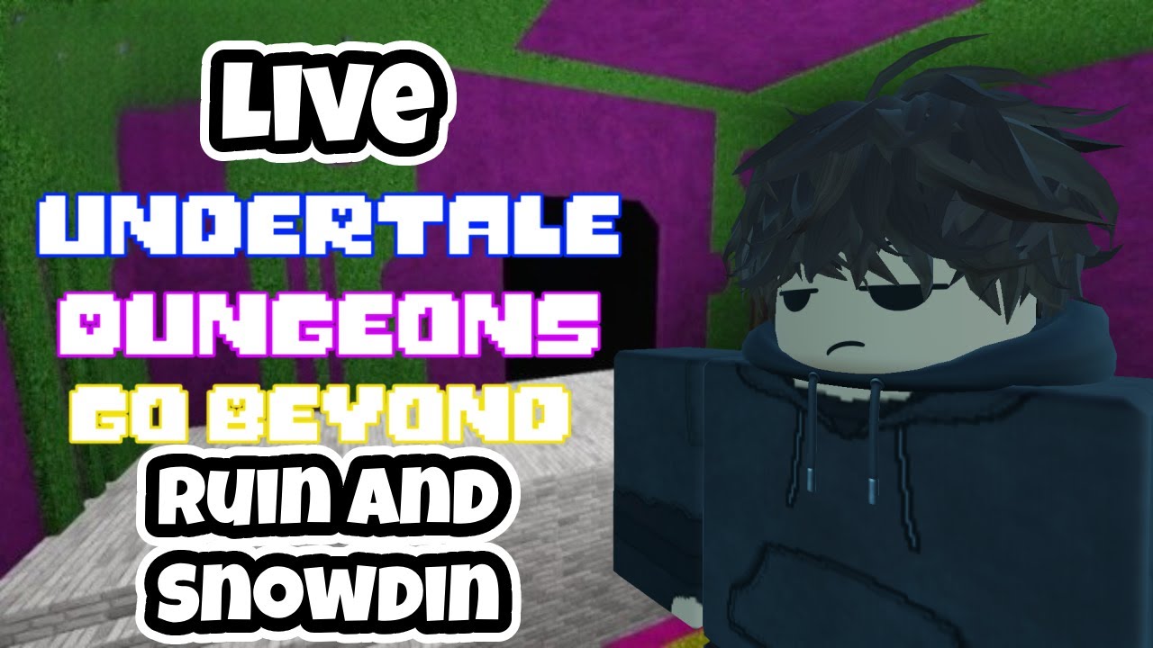 🔴Live | Playing a Roblox UTD Remastered Game Called Undertale Dungeons ...