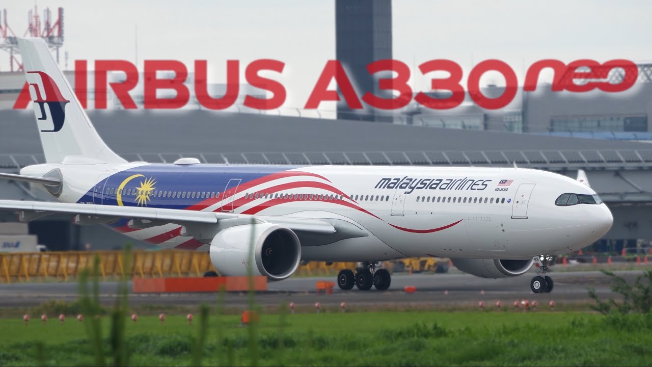 Malaysia Airlines Airbus A330neo 9M-MNH Takeoff from Narita 16R | NRT ...