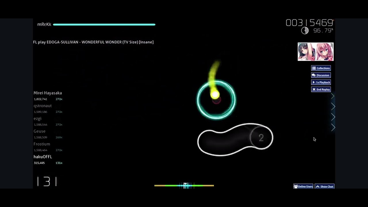 my osu skills in six months of playing - YouTube