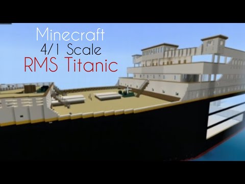 4/1 Scale Minecraft RMS Titanic: Update 1 (Bedrock Edition) - YouTube