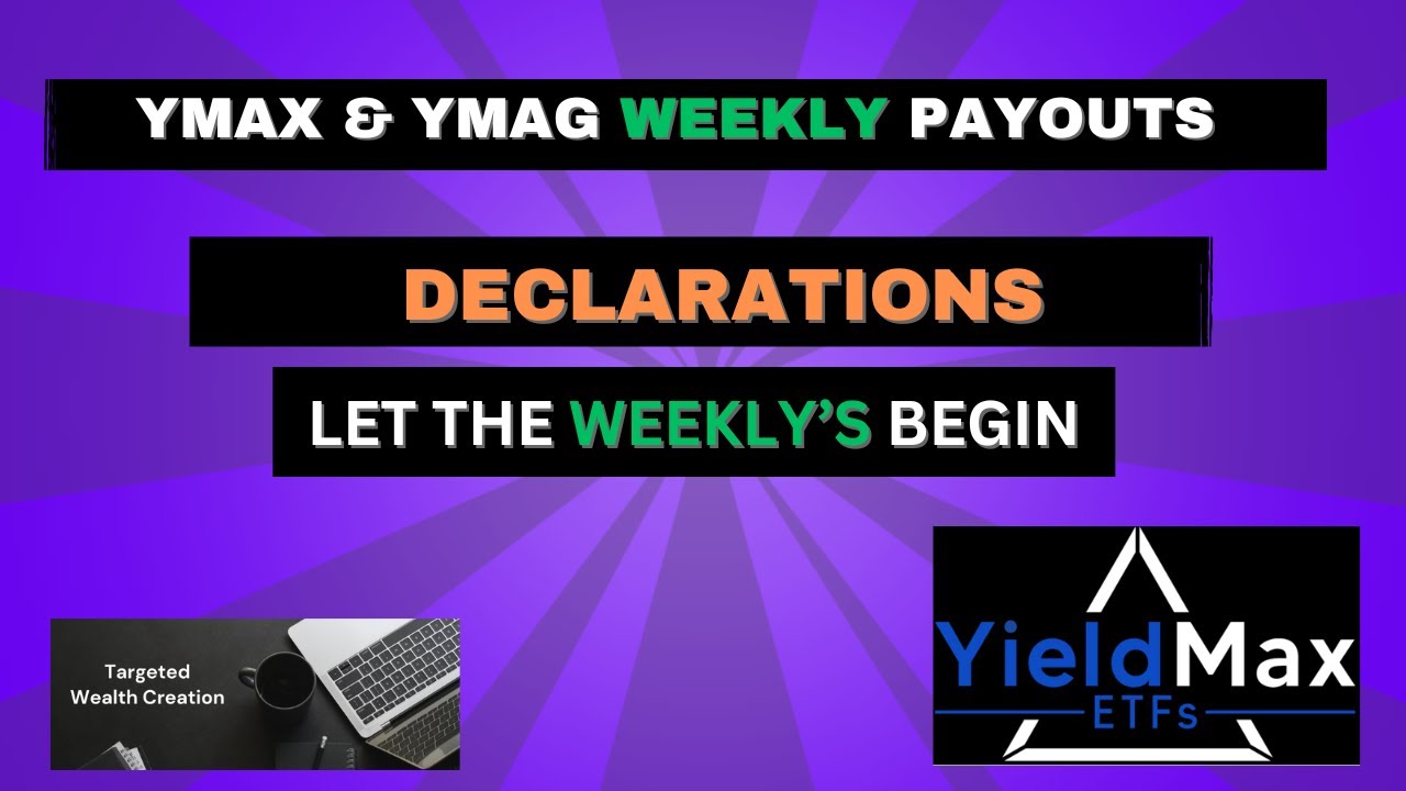 YIELDMAX YMAX, YMAG, UTLY DISTRUBUTIONS DECLARED WEEKLY BREAKOUT GROUPS ...