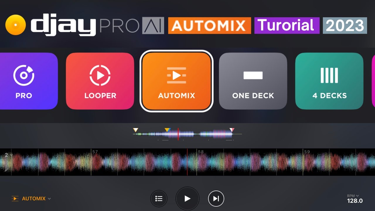 Djay Pro AI Automix Tutorial 2023 - YouTube