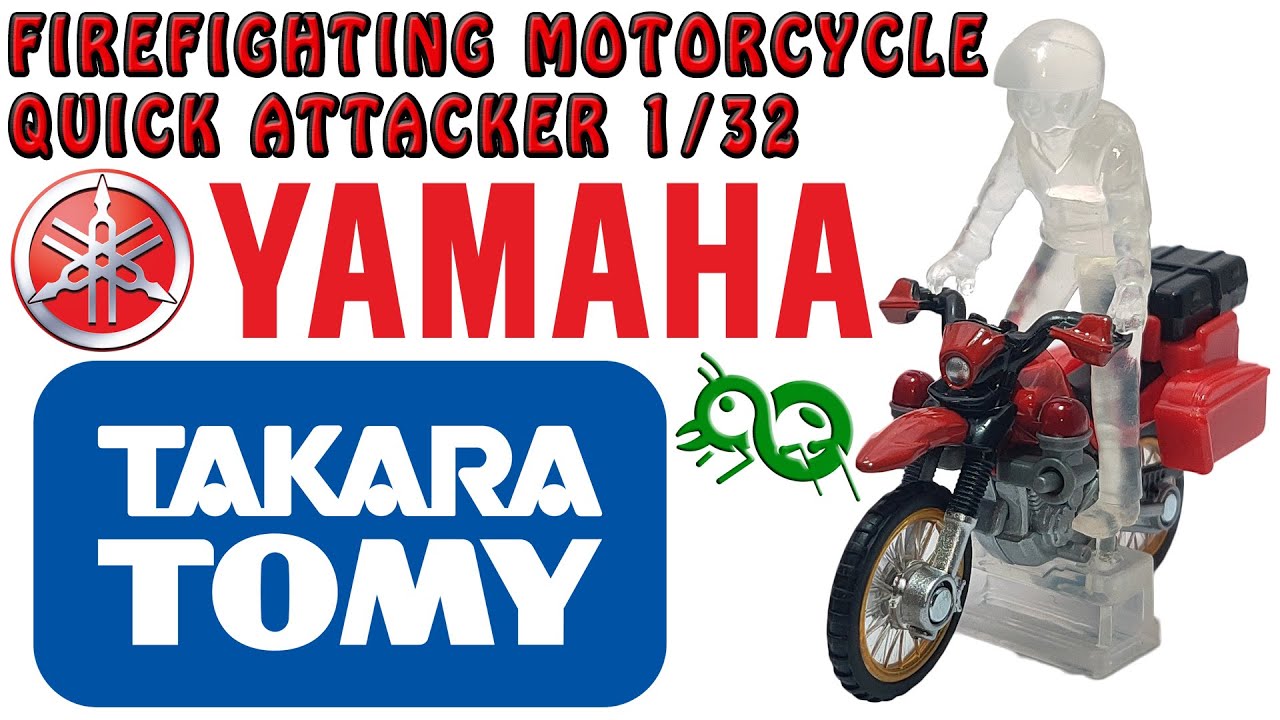 Tomica reguler No 40 Firefighting Motorcycle Quick Attacker Miniatur ...