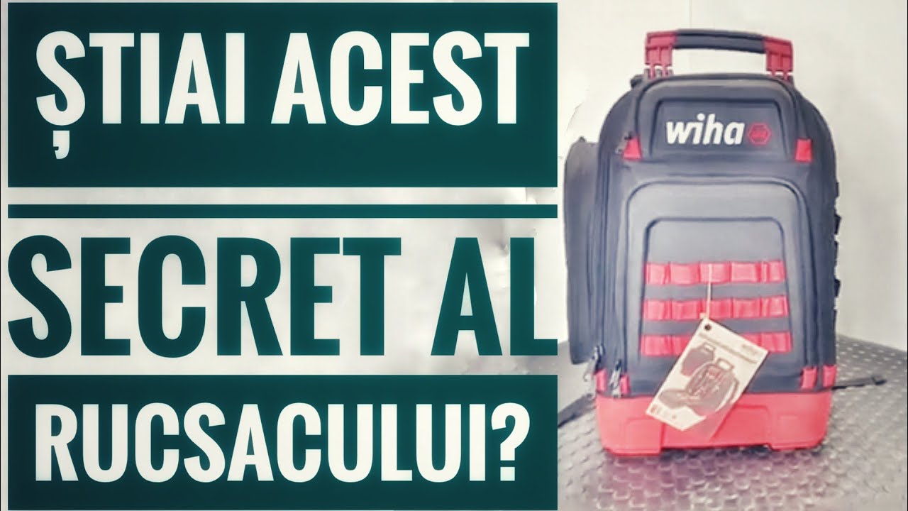 Știai acest SECRET al rucsacului de electrician? - YouTube