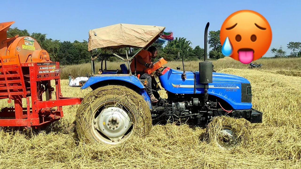 आज हालत खराब हो गया, बहुत बुरा फसA tractor with tharasar#fullmastivlog ...