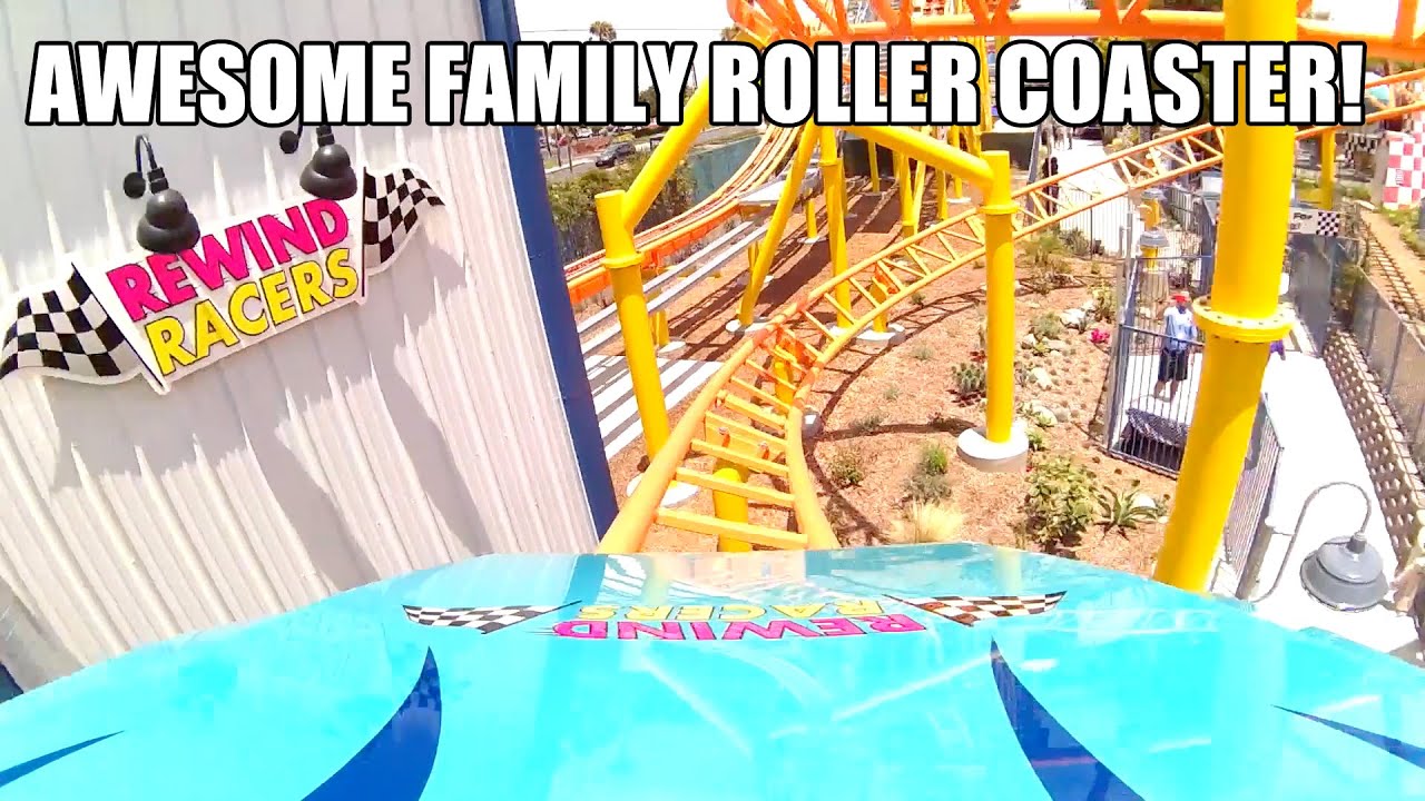 Rewind Racers Roller Coaster POV Adventure City Family Ride Anaheim ...