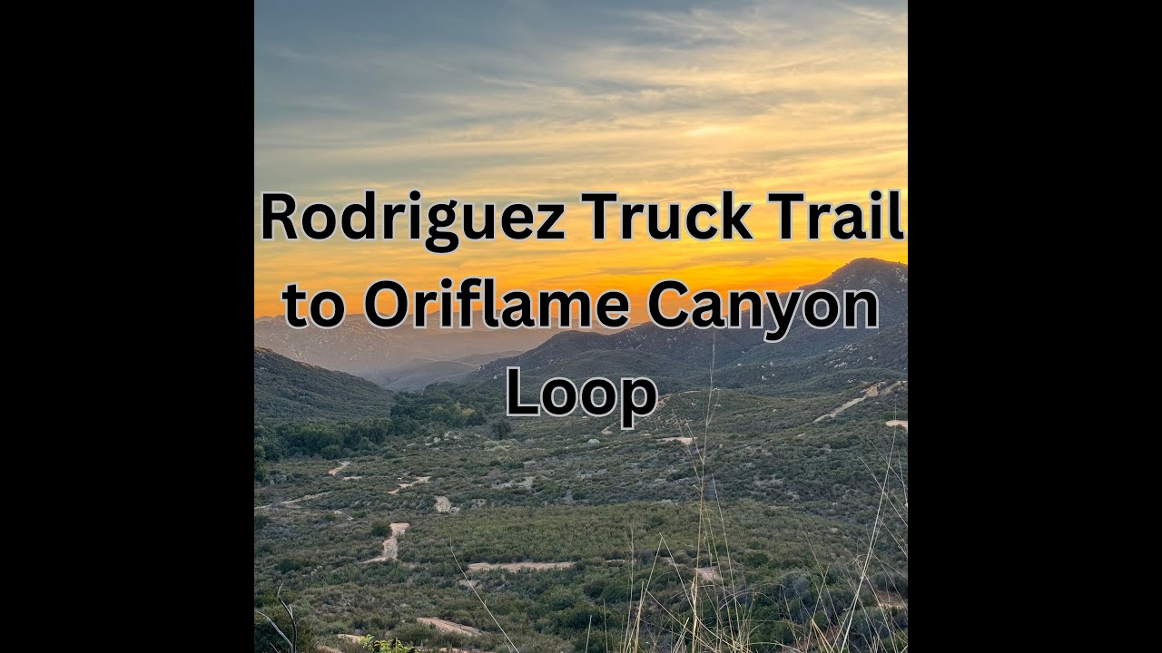 Day Driving Rodriguez Truck Trail to Oriflame Canyon Loop Dash Cam ...