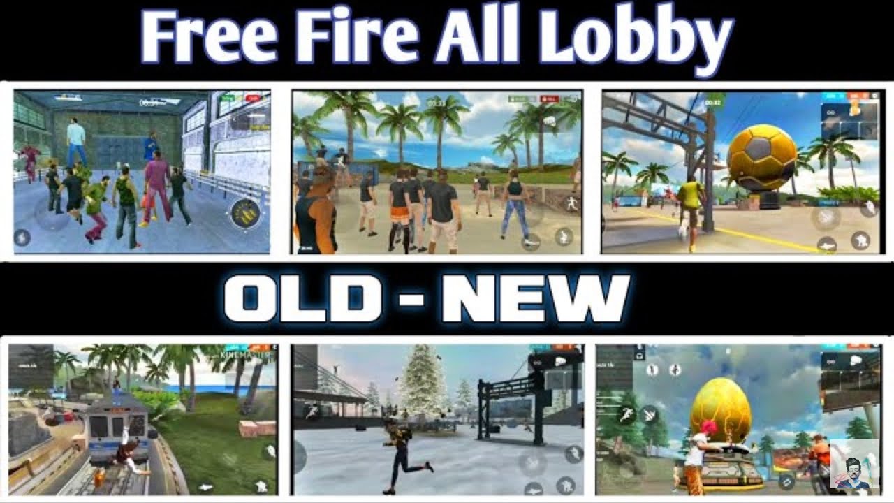 Free Fire All Lobby|Old-New Lobby in Garena Free Fire||Fire RiDer ...