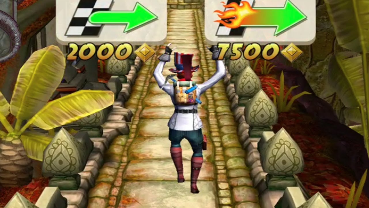 Temple Run 2 JUNGLE FALL - SCARLETT FOX MOUNTAINEER - YouTube