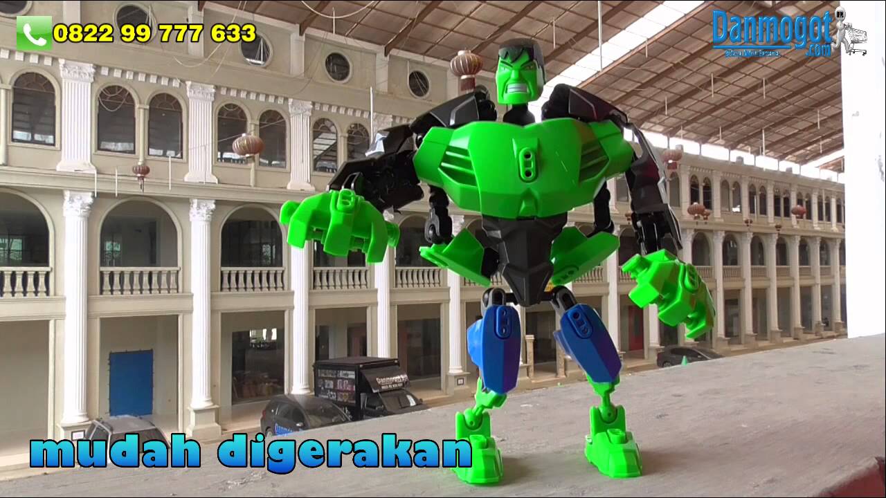 Mainan Robot Hulk Lego | danmogot.com - YouTube