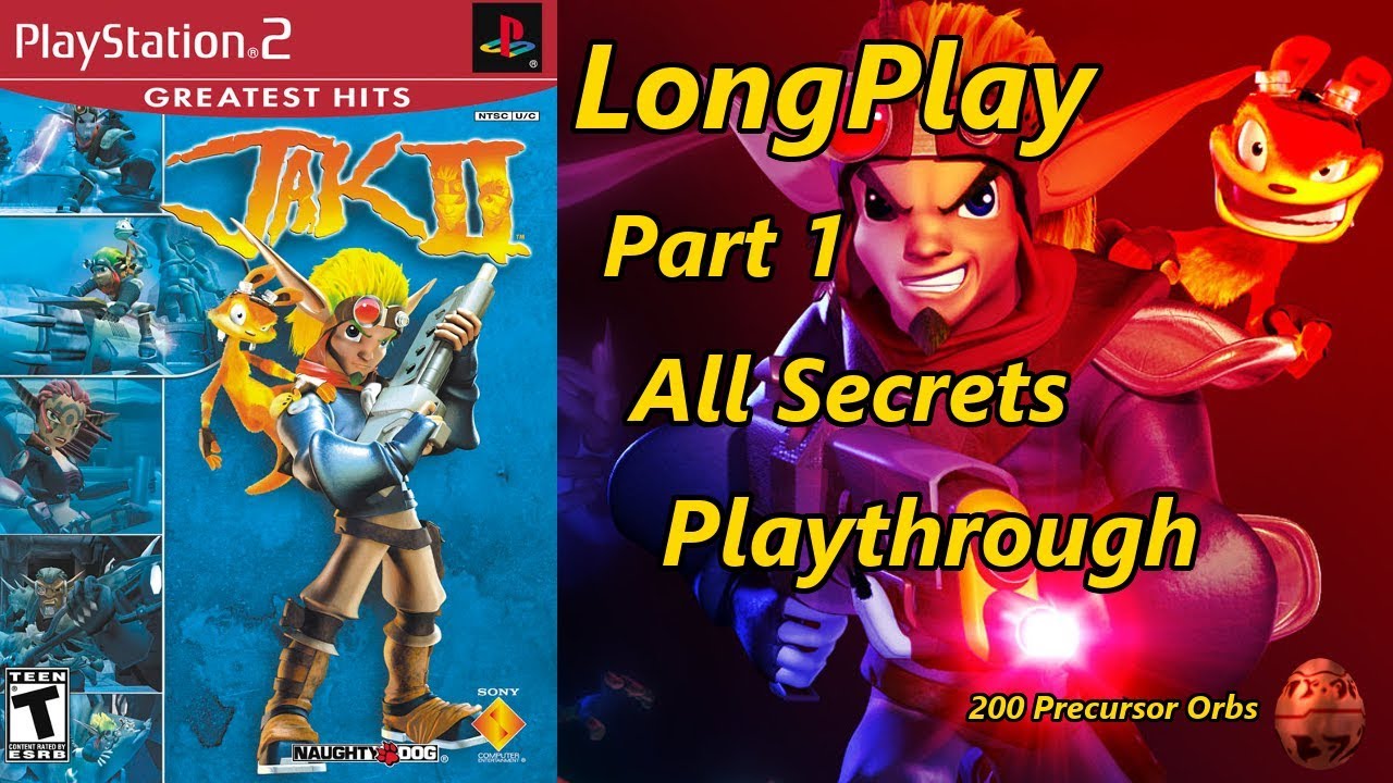 Jak 2 - Longplay All Secrets (Part 1 of 2) 200 Precursor Orbs Full Game ...