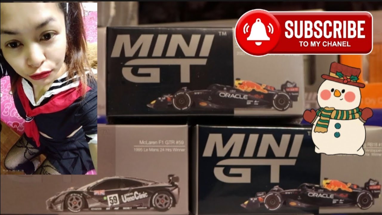 MIni GT McLaren F1 GTR #534, Oracle Red Bull Racing #520 & #538 - YouTube
