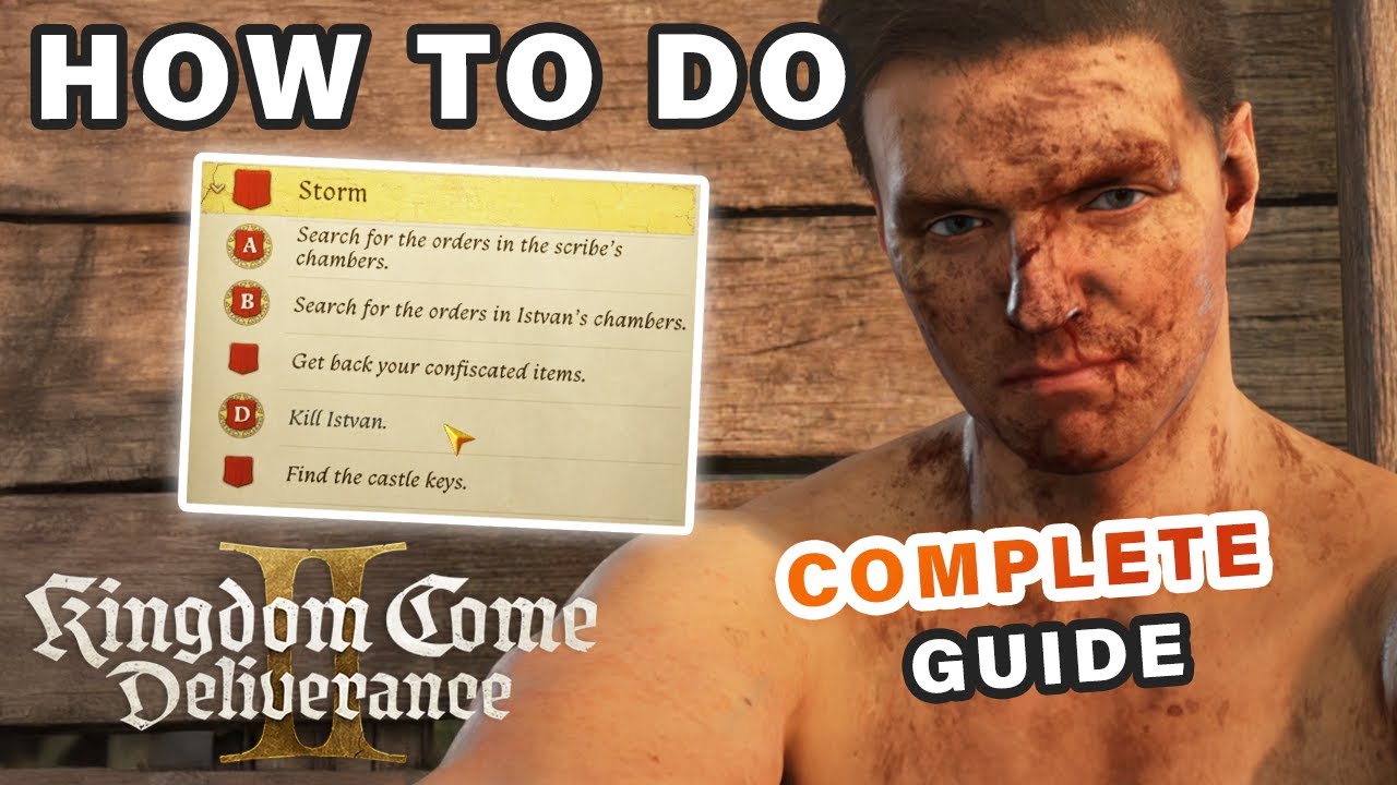 How to do "Storm" Quest Walkthrough Kingdom Come Deliverance 2 - YouTube
