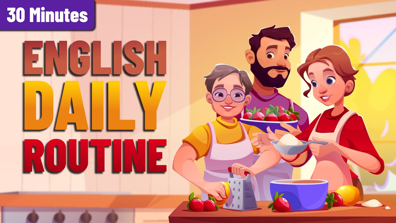 Learn English with Daily Routine Conversation | Improve Listening ...