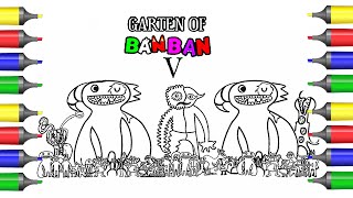 New Garten of Banban 5 Coloring page /All New Bosses + ... | Doovi