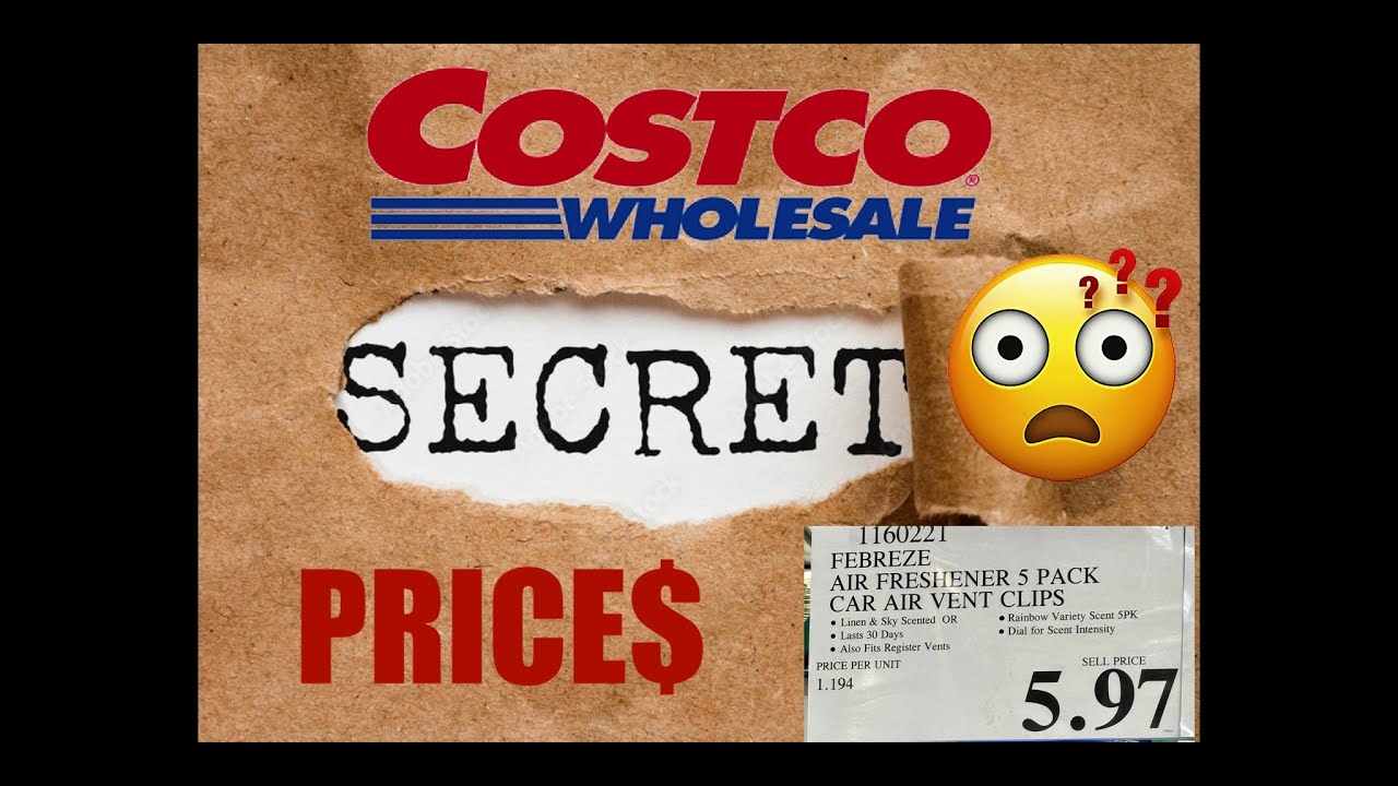 Costco Secret Price Tags - YouTube