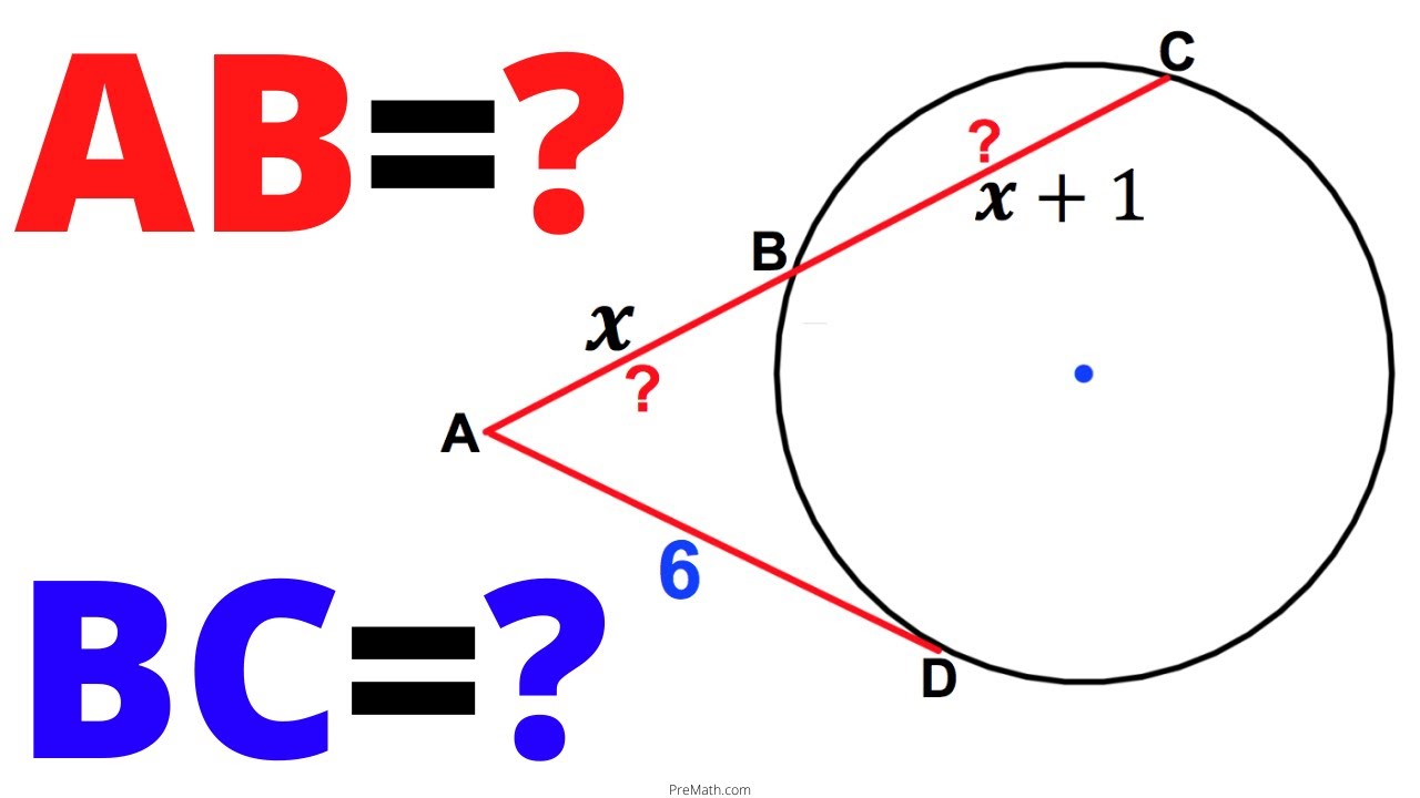 Can you find the Values of the Secant Line segments? | Easy & In-Depth ...