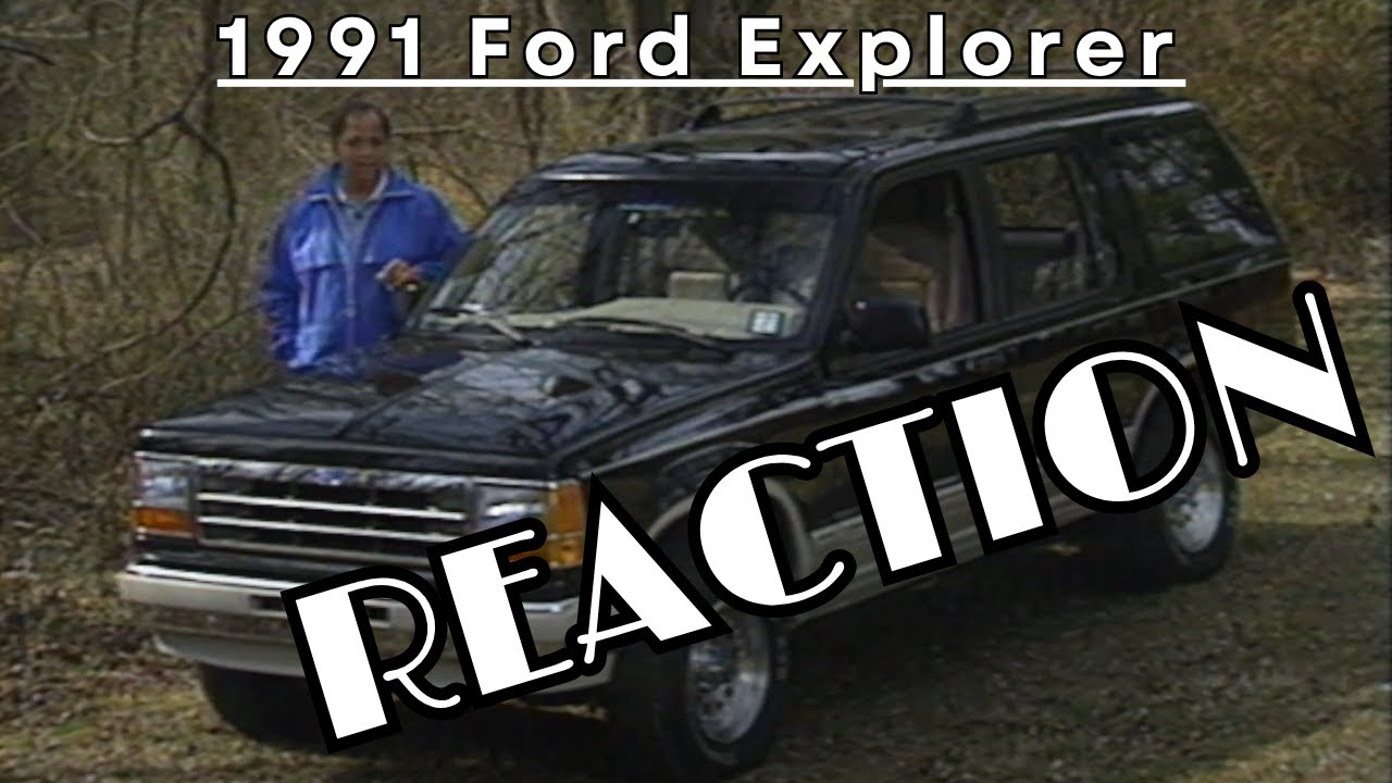 1991 Ford Explorer (Reaction) Motorweek Retro - YouTube