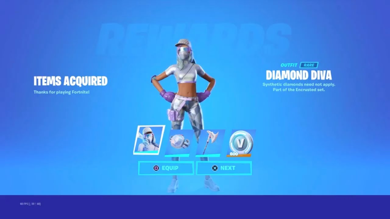 *NEW* DIAMOND DIVA STARTER PACK FORTNITE LIVE/520+WINS/16,300+KILLS/OCE ...