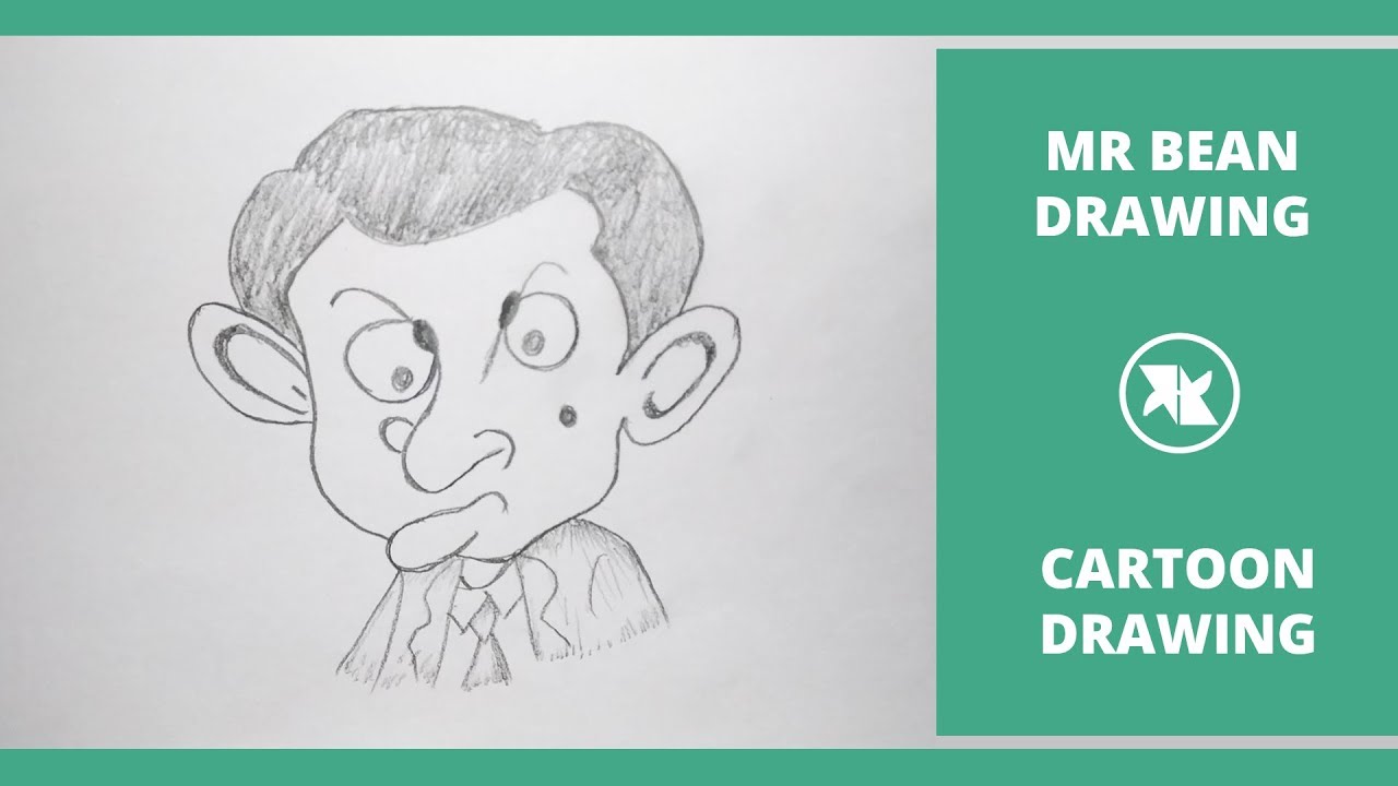 How to Draw Mr.Bean | Drawing Mr Bean Cartoon Character - YouTube