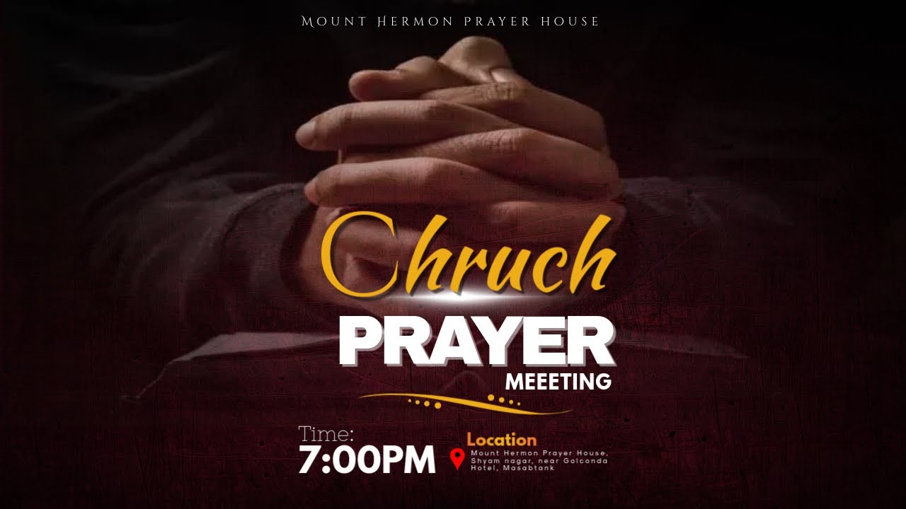 Live || Church Prayer || 4th April 2025 || Mount Hermon Prayer House ...