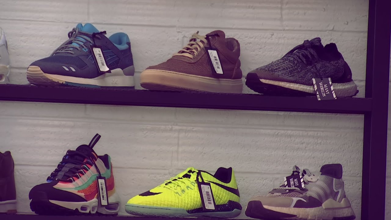 2 Phoenix shoe stores help customers find rare kicks - YouTube