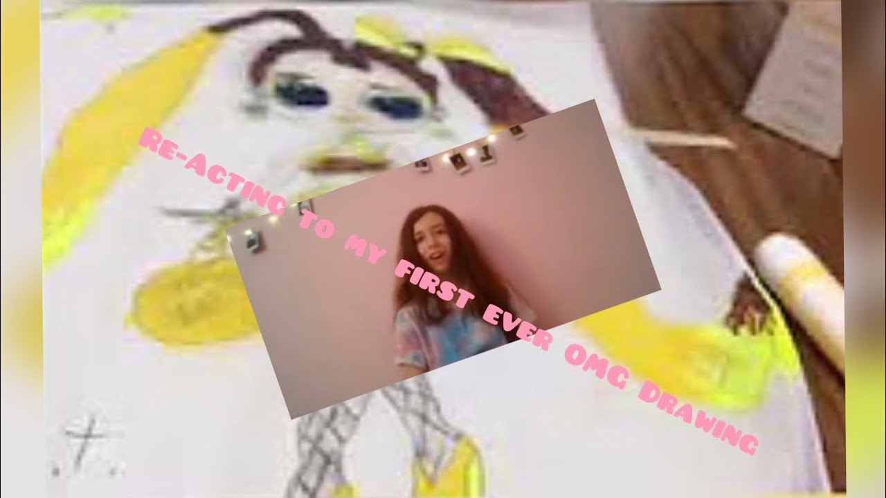 Re-Acting to my first ever OMG Drawing - YouTube