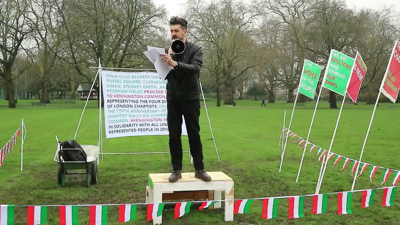 Kennington Common Chartist Commemorations 10 April 2018 - YouTube