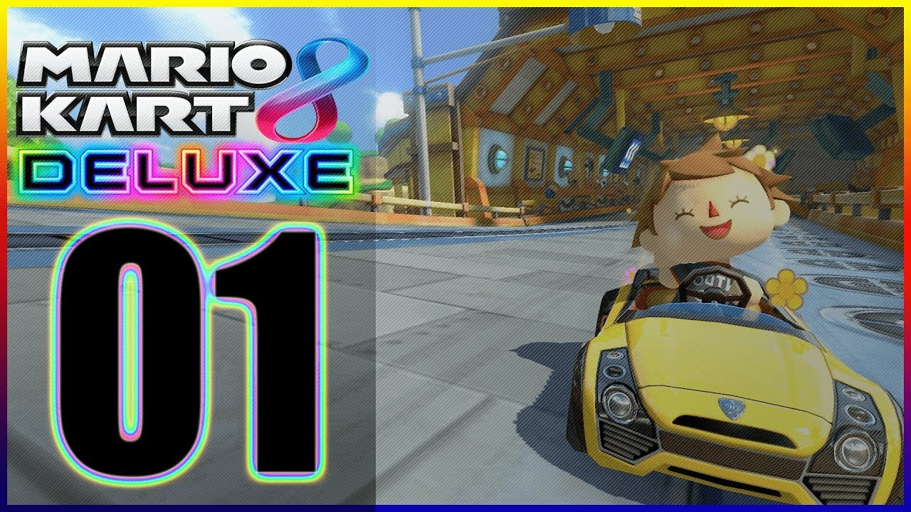 THIS GAME IS 100% WILD! Let's Play Mario Kart 8 Deluxe W/ Wolf_Bluff ...