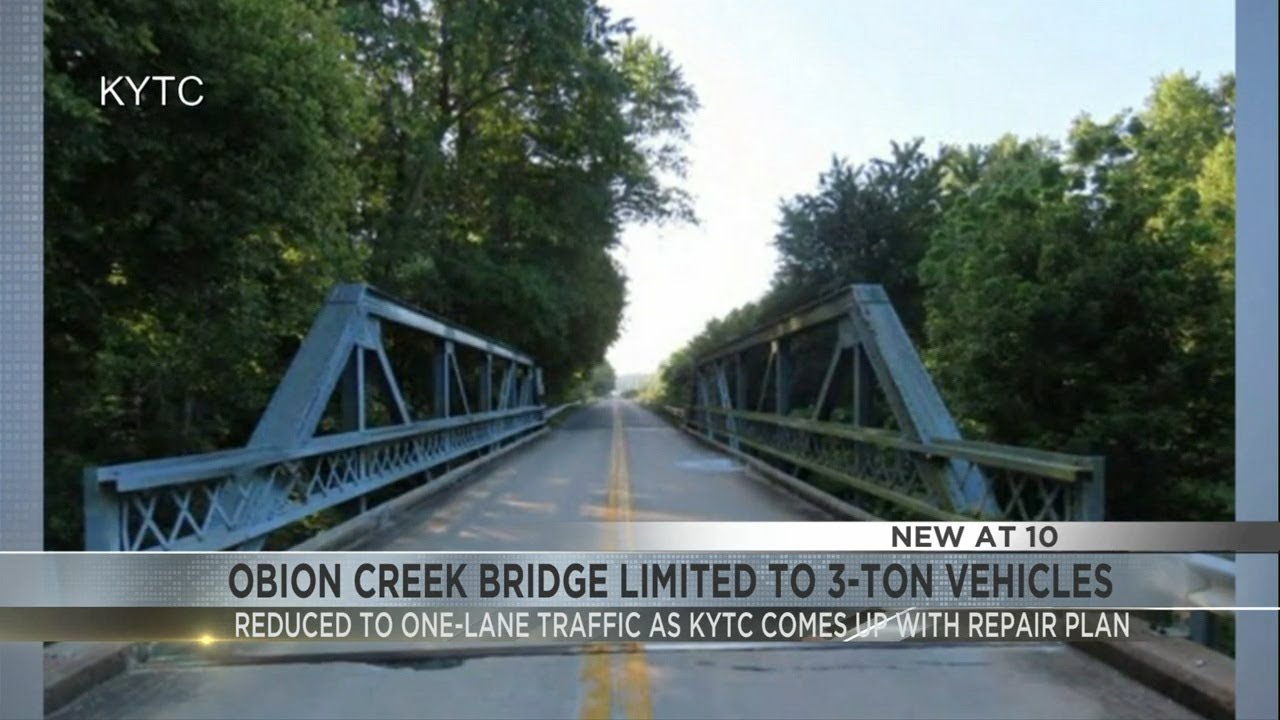 Deteriorating bridge in Hickman County to see lane & load reduction ...