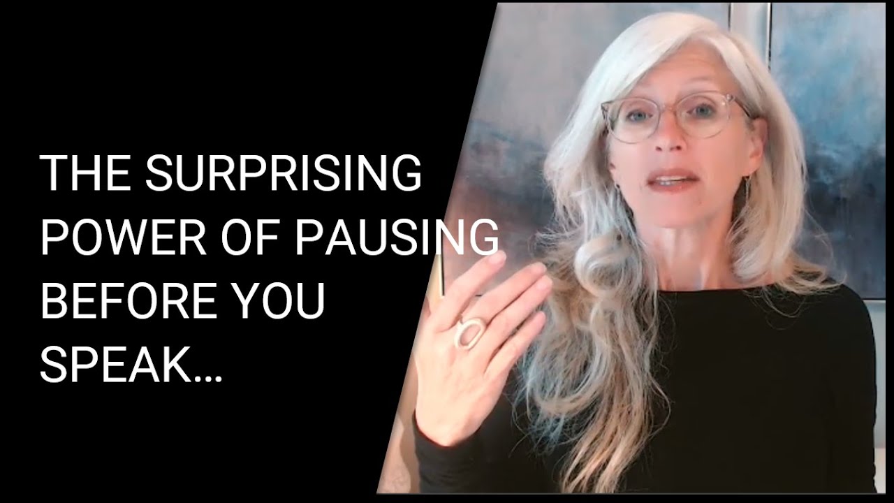 The surprising power of pausing before you speak - YouTube