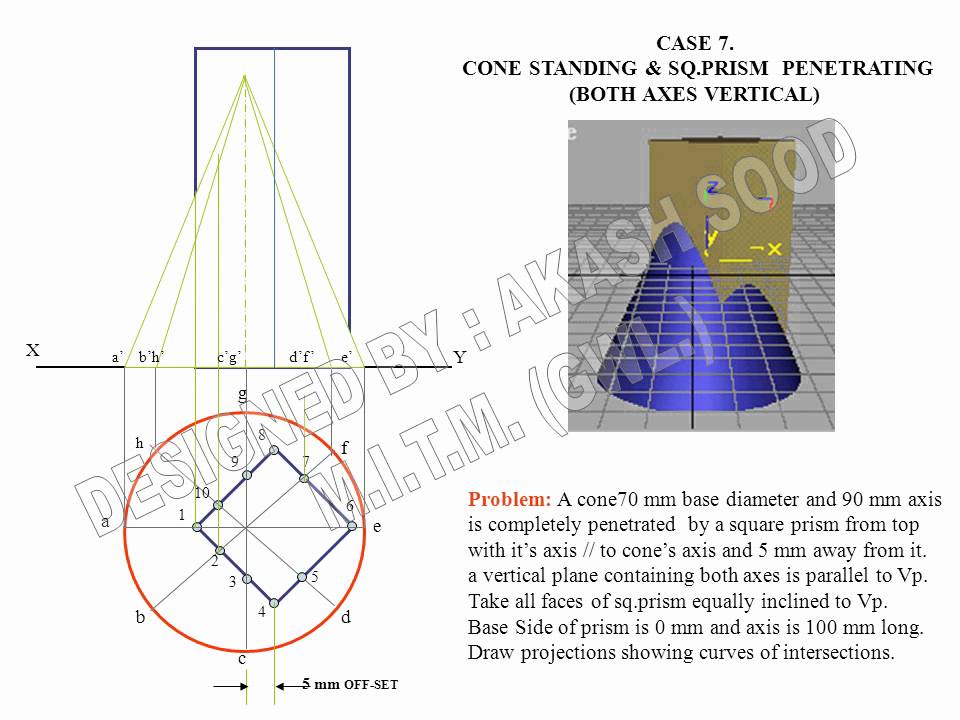 INTERSECTION OF SOLIDS 010.wmv - YouTube