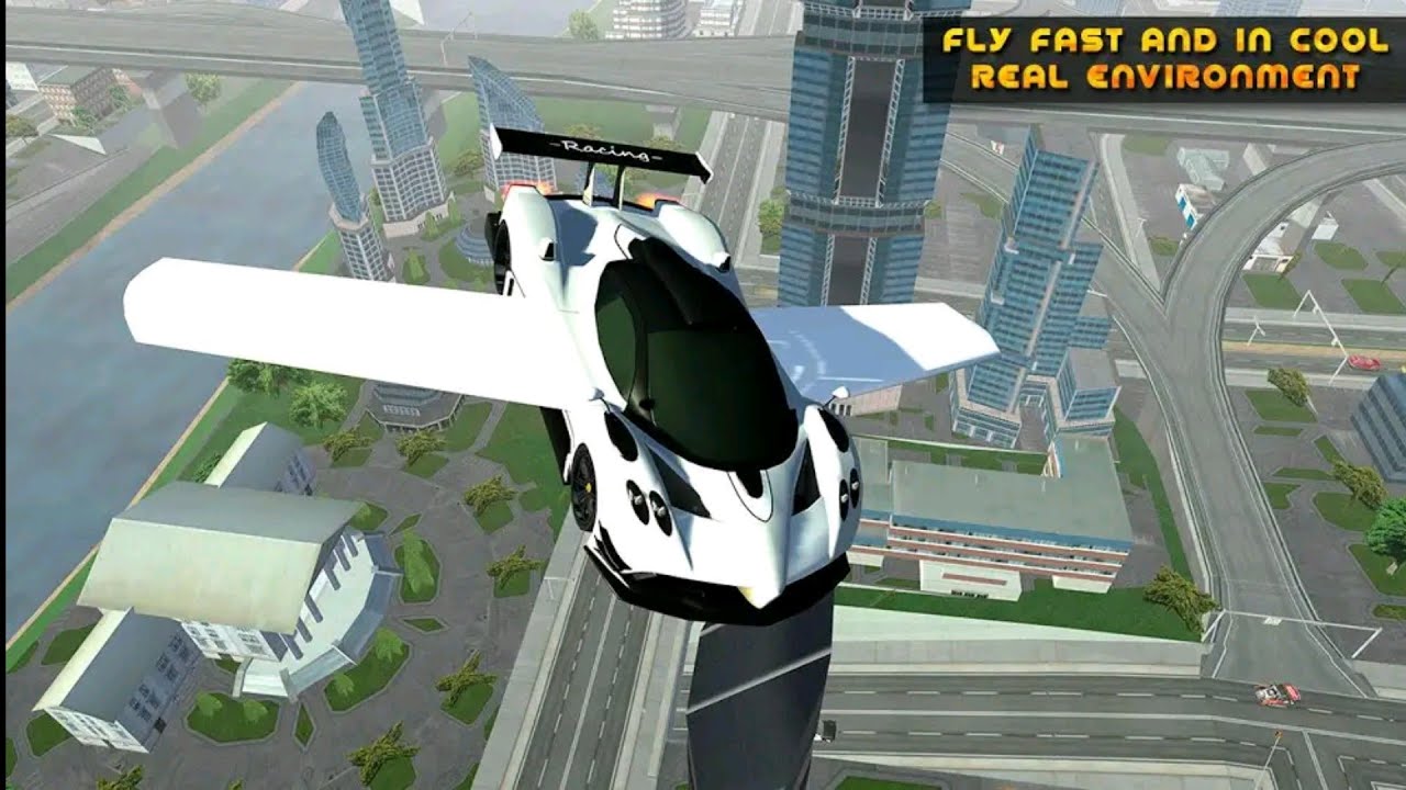 Flying Car Real Driving Game||Android game||3Dgames|| - YouTube