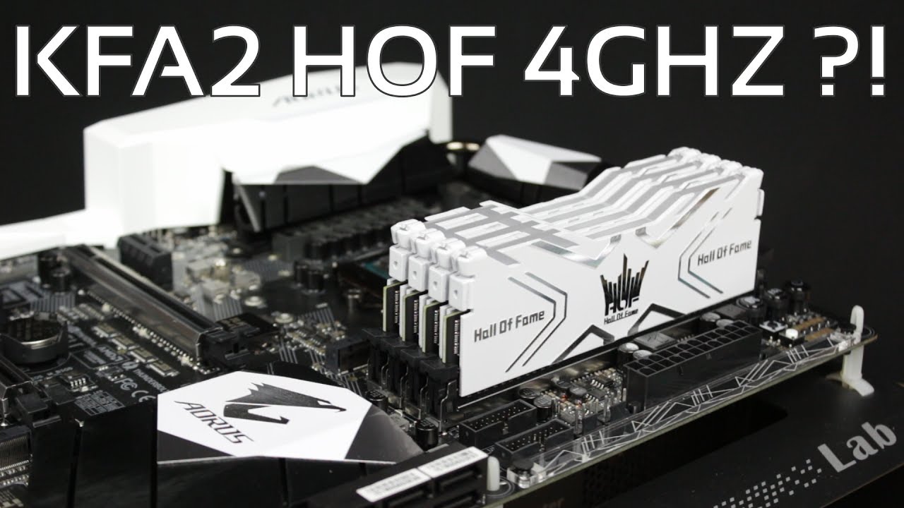 DDR4 à 4GHZ ?! KFA2 HOF avec Rue du Commerce - YouTube